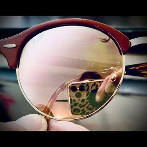 Ray-Ban | Accessories | Rose Colored Raybans With Stamp Of Authenticity ...